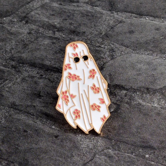 Jewelry | Brand New Cute Ghost Enamel Pin | Poshmark
